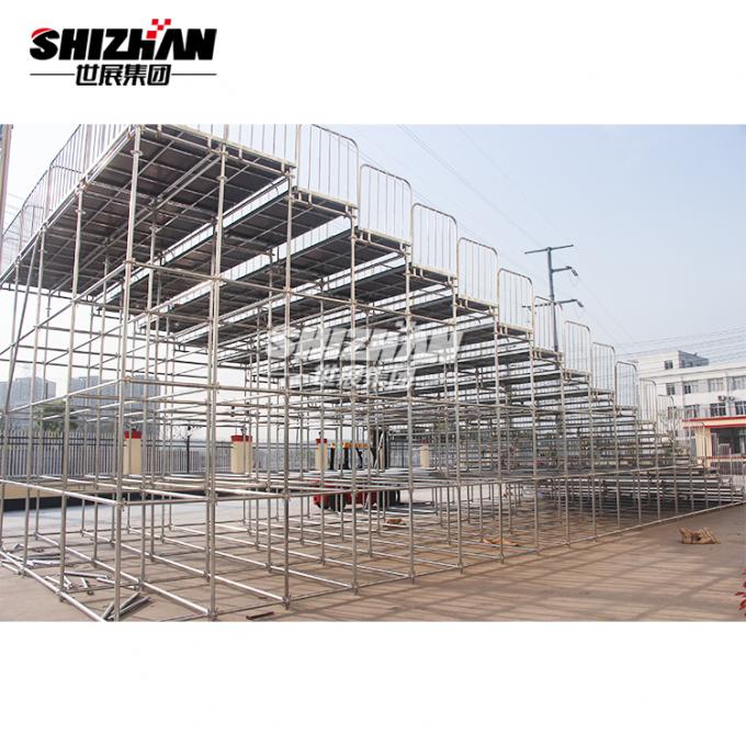Aluminum Stadium Bleacher Seating Permanent Spectator Sport