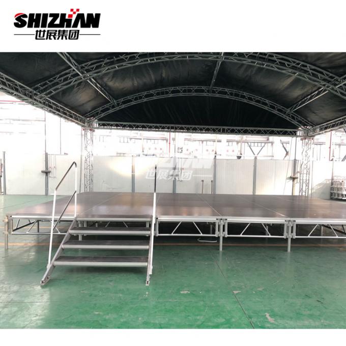 Speed Roof Truss Aluminum Collapsible Live Concert Stage Platform System