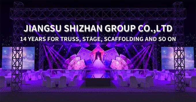 Glass Plywood Acrylic Led Dance Stage Frame Truss Structure