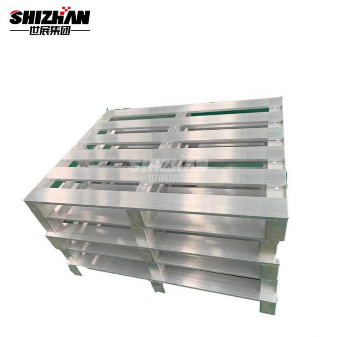 Durable Weight Heavy Duty Aluminum Pallets Metal Pallets Single Faced