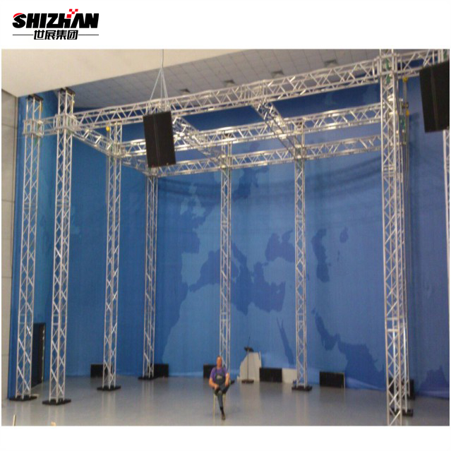 Square Lightweight Lighting Truss Bolt Type Stage Lighting Scaffolding