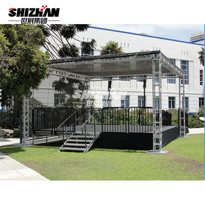 Custom Outdoor Lighting Aluminum Stage Platforms Roof Truss System