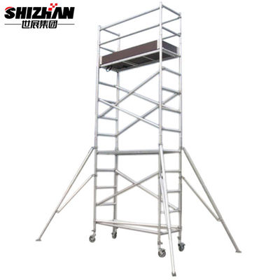 Cuplock Aluminium Mobile Scaffold H Frame Ladder Scaffolding System
