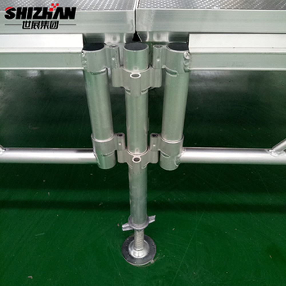 Aluminum Alloy Arched Stage Truss System Removable Stage Platform