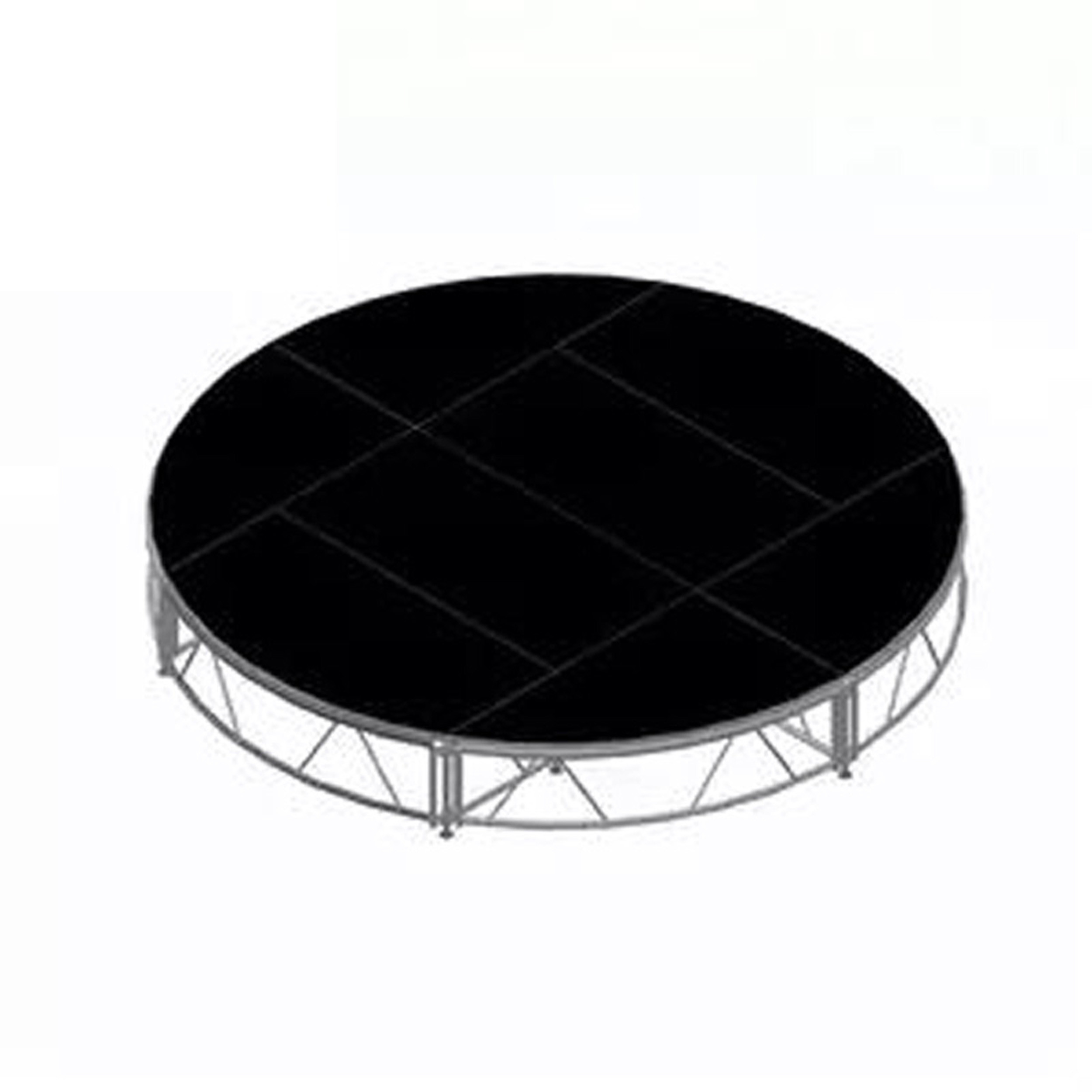 Portable Circle Stage Platform Light Removable Aluminum Stage For Trade ...