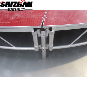 Portable Circle Stage Platform Light Removable Aluminum Stage For Trade ...