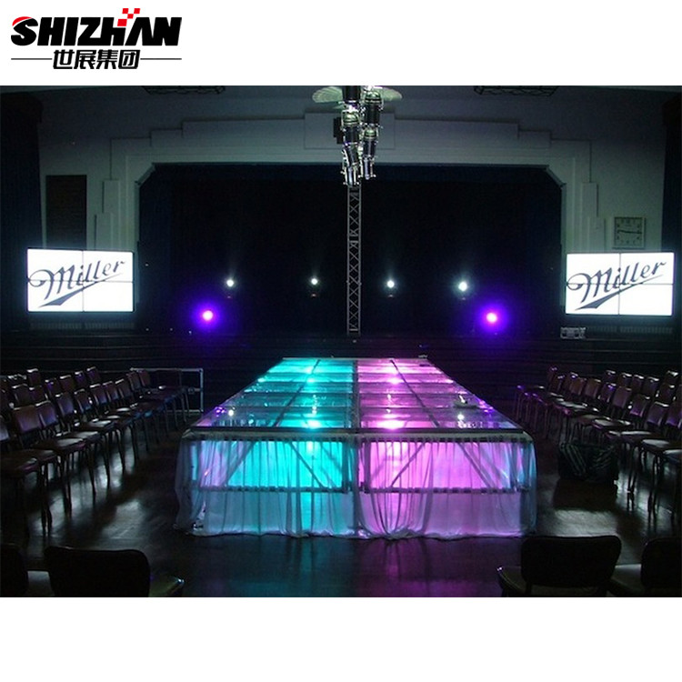 Outdoor Concert Stage Glass Portable Folding Stage