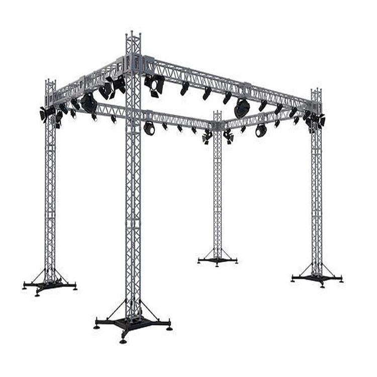 Outdoor Concert Stage Aluminum Truss System Silver Color
