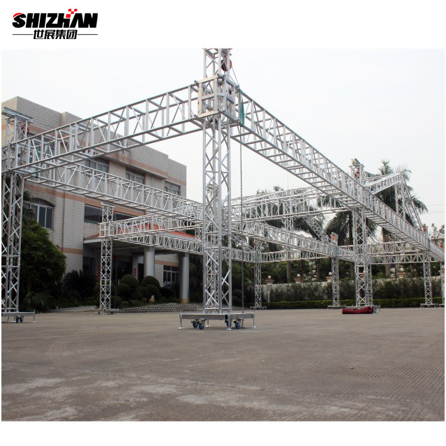 Silver DJ Band Stage Light Truss Aluminum Light Truss 1m 2m 3m Length
