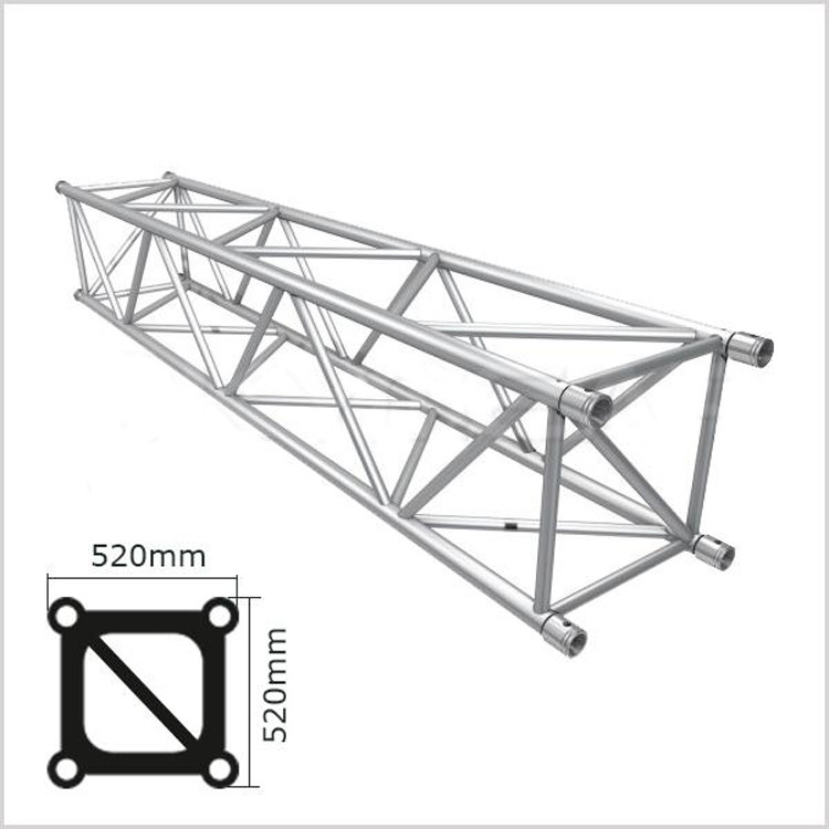 Aluminum Truss Lighting System Alloy 6061 Truss Stage Light Frame