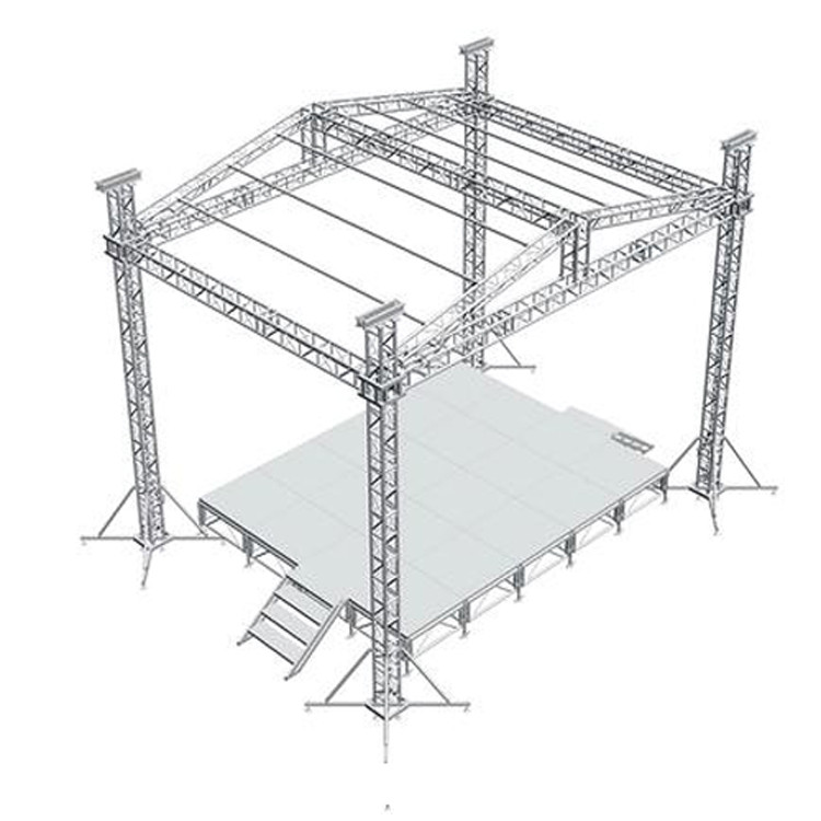 Aluminum Truss Lighting System Alloy 6061 Truss Stage Light Frame