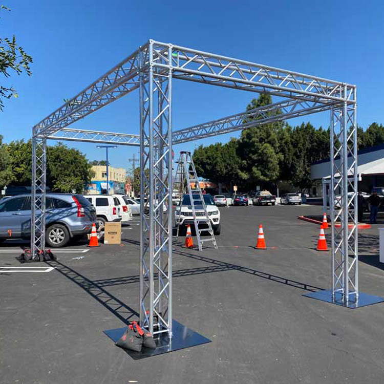 Aluminum Truss Lighting System Alloy 6061 Truss Stage Light Frame