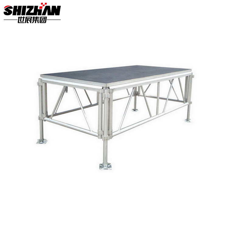4x4 Aluminum Stage Platforms Outdoor Event All Terrain Height Adjustable