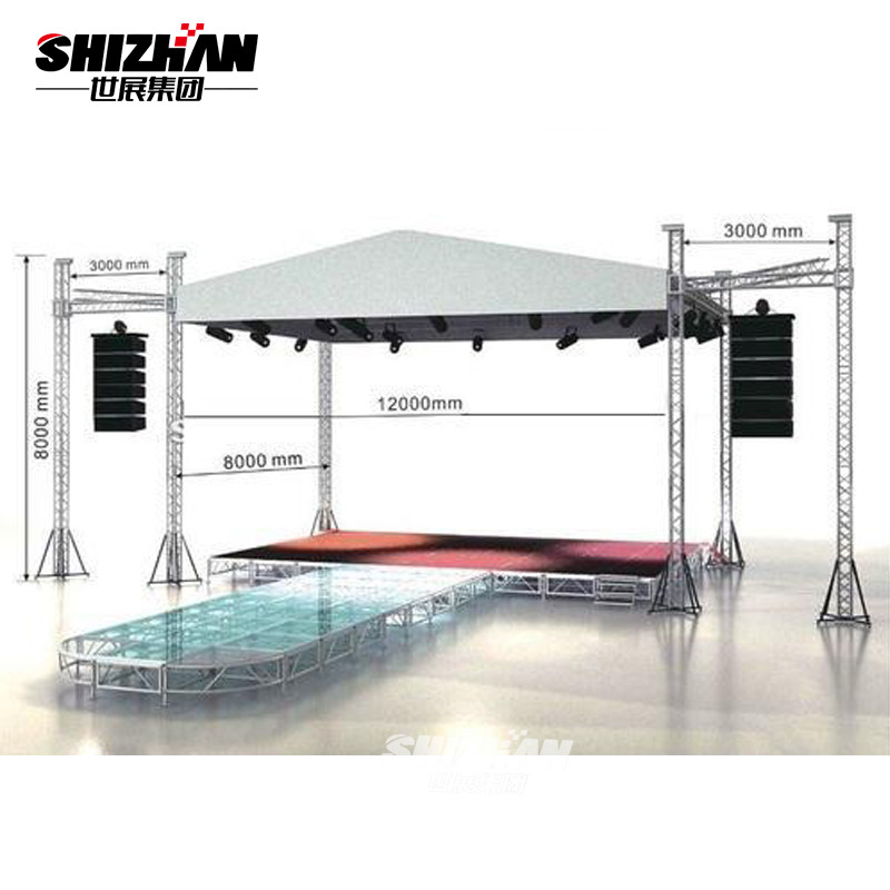 Display Aluminum Event Concert Lighting Portable Stage Truss