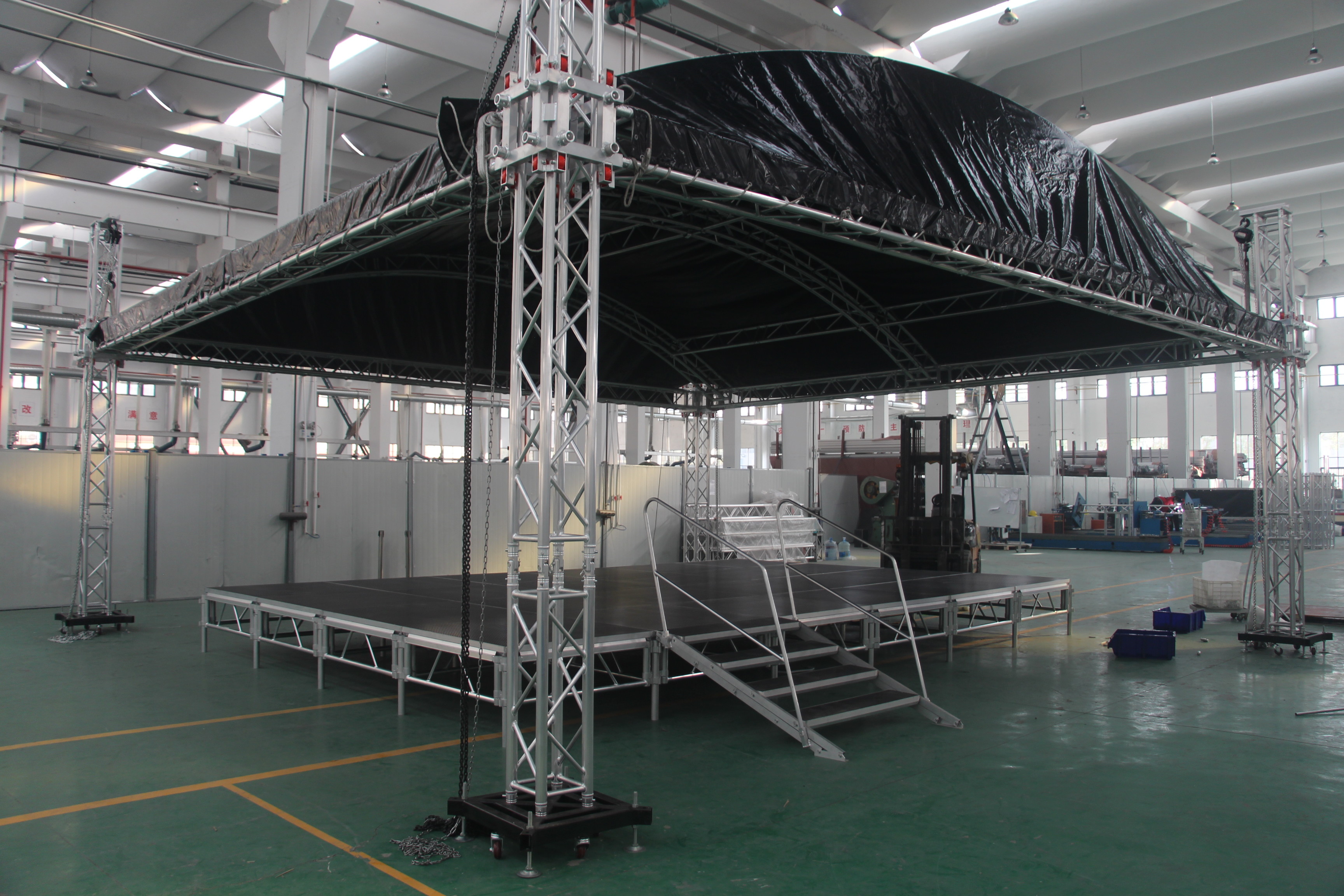 Amazing Design Stage Light Truss Curved Aluminum Trade Show Display ...