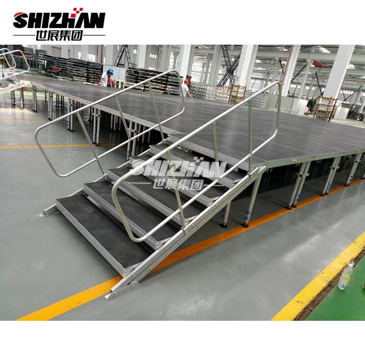 4x8 Aluminum Stage Platforms 3 Axis 60x60 Outdoor Alpha Portable