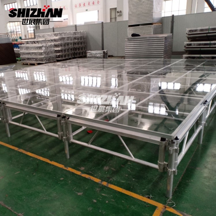 Transparent Acrylic Aluminum Alloy Outdoor Event Glass Portable Dance ...