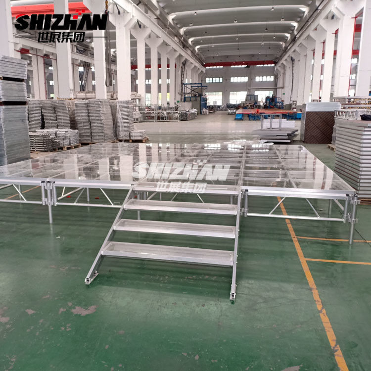 Transparent Acrylic Aluminum Alloy Outdoor Event Glass Portable Dance ...