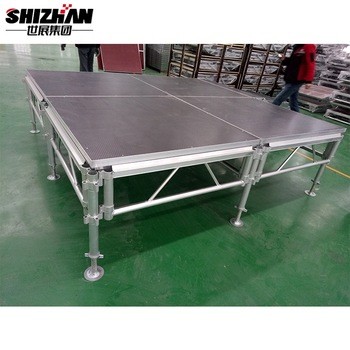Music Stage Platform Adjustable Legs Outdoor Aluminum Stage Frame