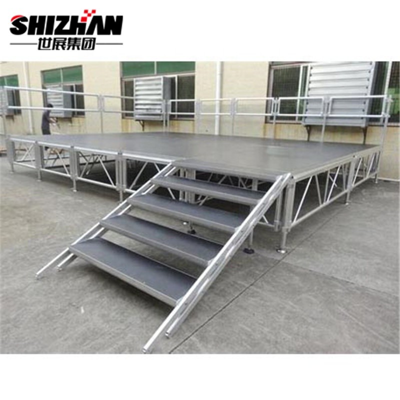 Music Stage Platform Adjustable Legs Outdoor Aluminum Stage Frame