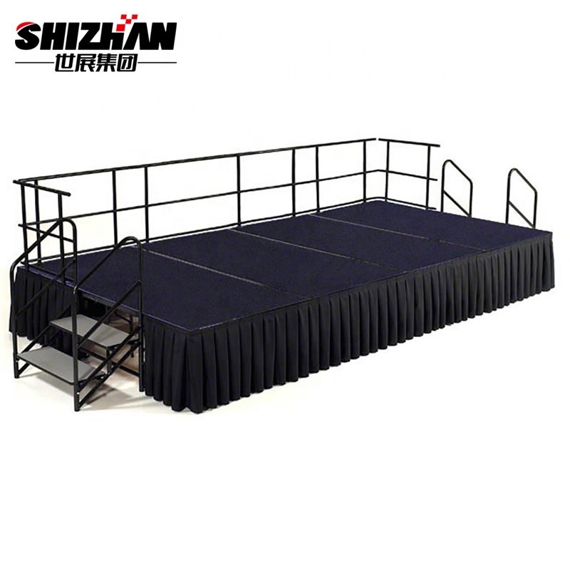 Heavy Duty Aluminum Stage Platforms 500kg Per Sqm Aluminum Banquet Stage