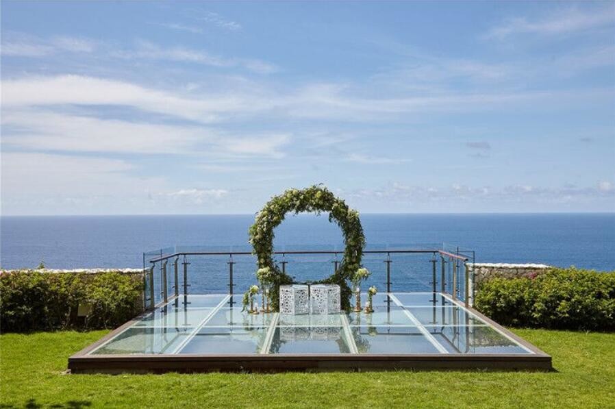 Outdoor Event Glass Stage Mobile Aluminum Assemble Portable Acrylic ...