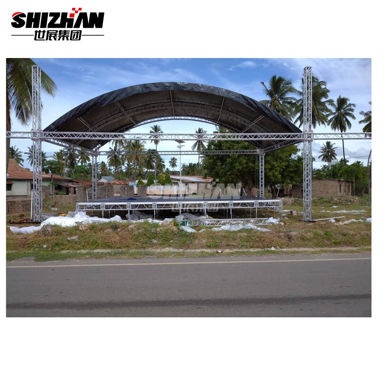 Sound And Light Arch Roof Truss Aluminum Truss Roof System for Event ...