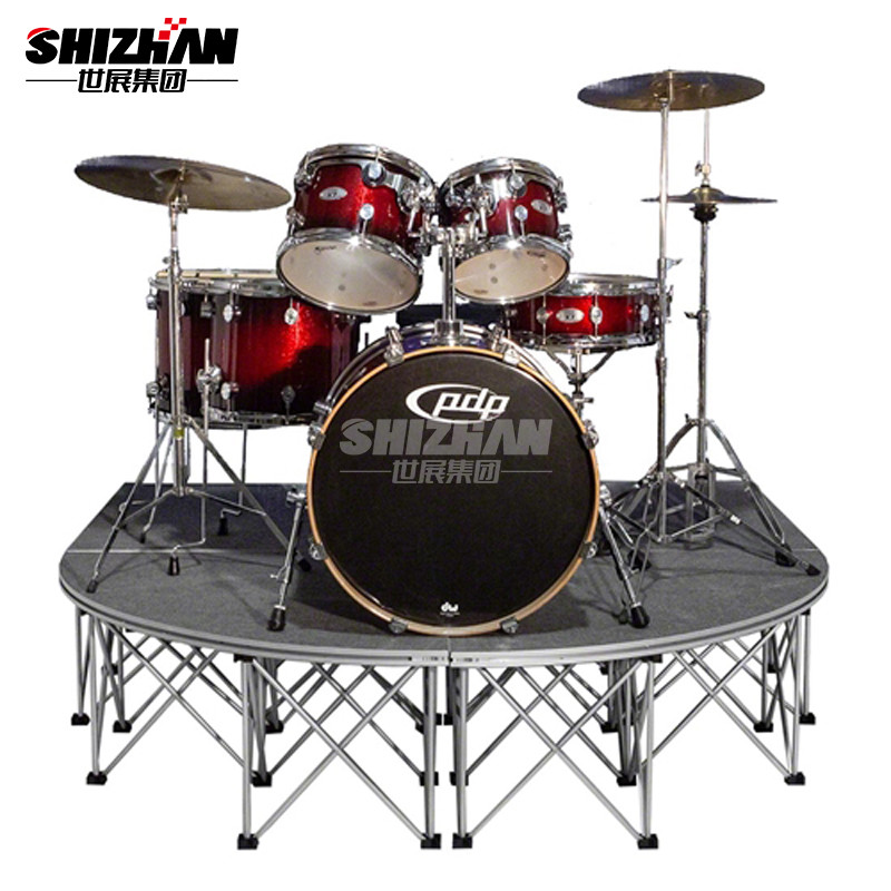 4x8 Stage Platform Deck Drum Riser TUV Certified