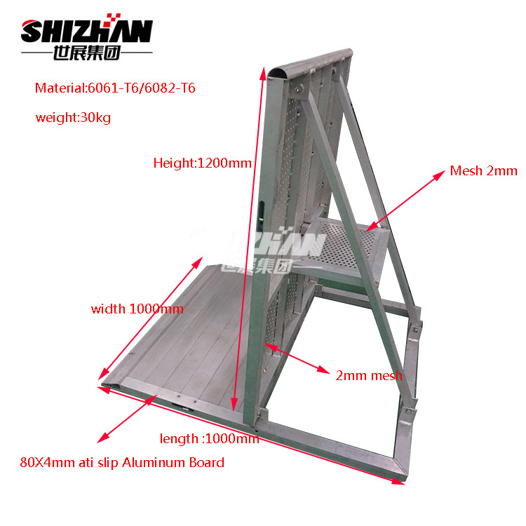 Aluminum Concert Stage Barricades Flood Barrier Factory Event
