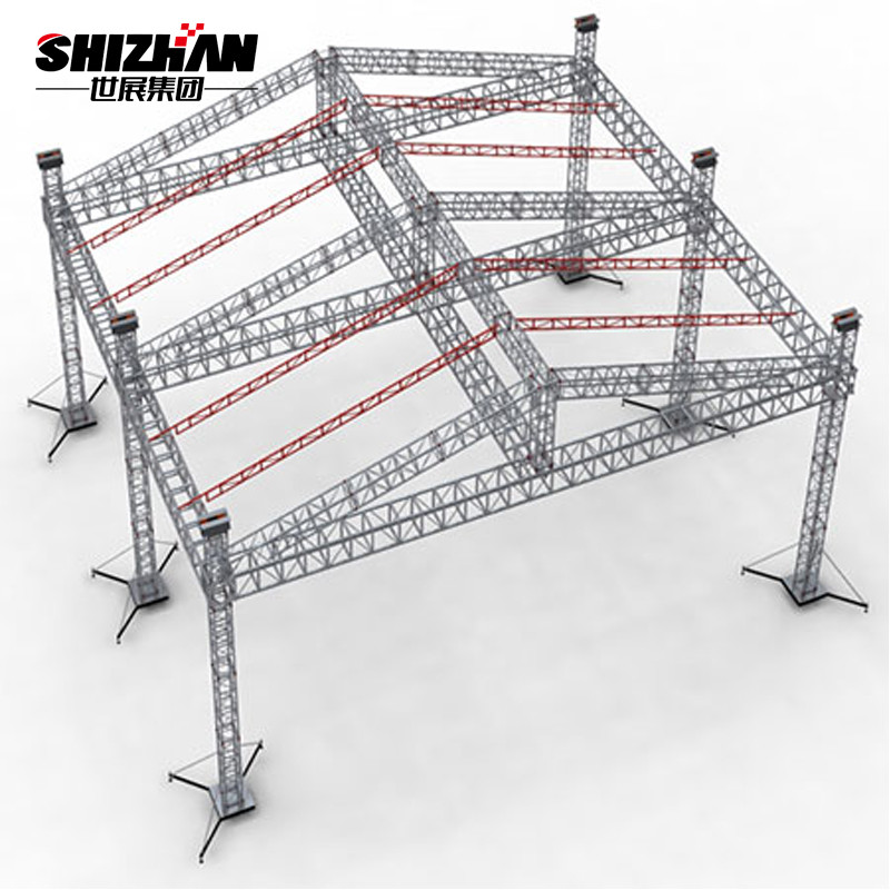 Electric Galvanized Aluminum Bolt Truss Stage Frame Spigot Truss